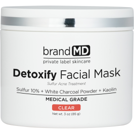 Detoxify Facial Mask | Deep Cleansing & Breakout Control with Sulfur ...